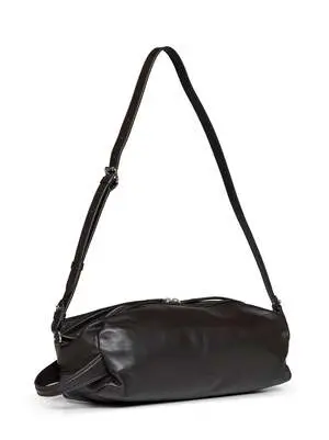 LEMAIRE Dark Chocolate The Care Slingback Shoulder Bag