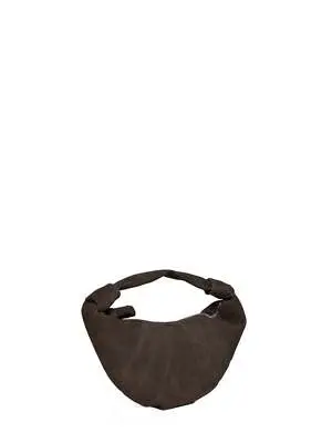 LEMAIRE Ebony Brown Mini Fortune Croissant Shoulder Bag