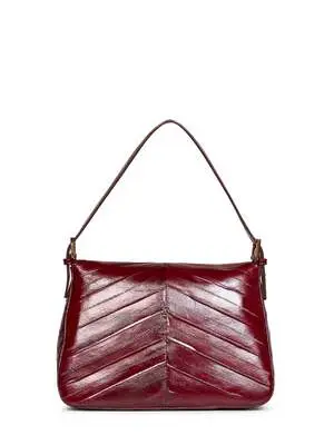 Fendi Burgundy Flap 26325 Shoulder Bag - Multicolor