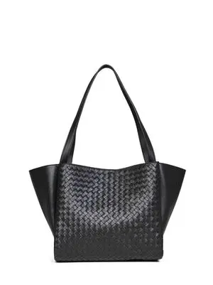 Bottega Veneta Black Corso Medium Tote Bag - Multicolor