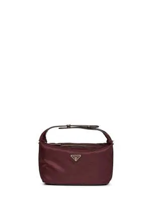 Prada Borse Burgundy Chérie Mini Handbag With Shoulder Strap - Multicolor