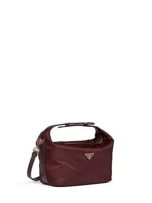 Prada Borse Burgundy Chérie Mini Handbag With Shoulder Strap