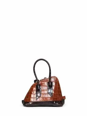 Attico Brown Superattico 10 Sant Ambroeus Mini Top Handle Bag - Multicolor