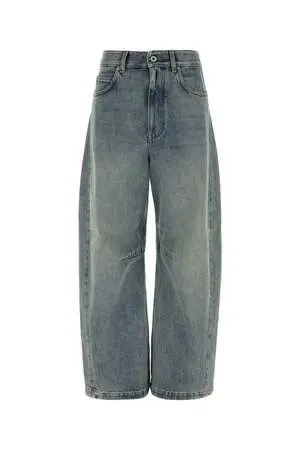 Loewe Denim Wide-leg Jeans - Light Blue