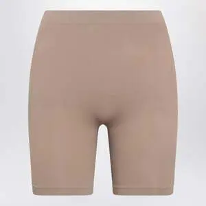 SKIMS Sculpt Seamless Mid-thigh Shaping Shorts - Brown
