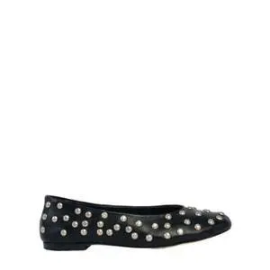 Gimaguas Studded Mini Ballet Flats In 100% Leather