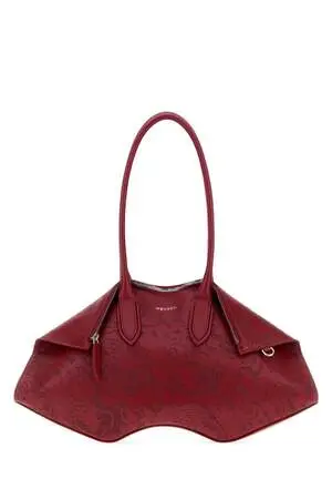 Alexander McQueen 43 Cm Calf Leather Manta Shoulder Handbag