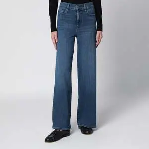 FRAME Le Slim Palazzo High-rise Stretch Jeans
