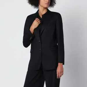 Tagliatore Single-breasted Wool-silk Jacket With Peak Lapels