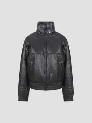 Gimaguas Paula Mini Leather Jacket - Black
