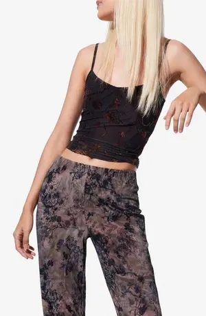 Desigual Floral Sleeveless Top - Brown