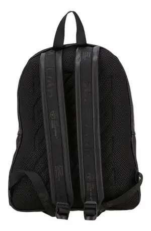 Off-White Faux Leather Backpack