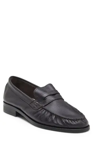 DUKE + DEXTER Ezra Leather Penny Loafer - Brown