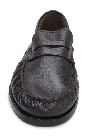DUKE + DEXTER Ezra Leather Penny Loafer - Brown