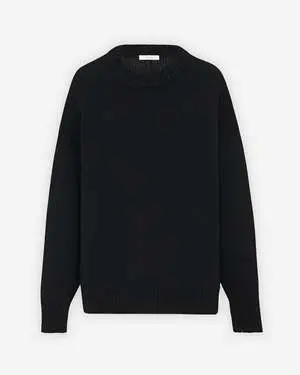 THE ROW Ophelia Wool Cashmere Sweater - Black