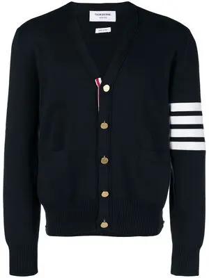 Thom Browne 4bar Cotton Cardigan