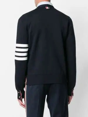 Thom Browne 4bar Cotton Cardigan