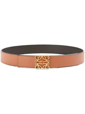 Loewe Anagram Leather Belt - Multicolor