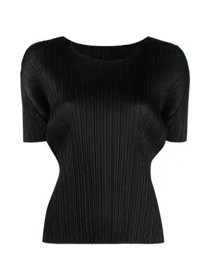 Issey Miyake Pleated -tshirt - Multicolor