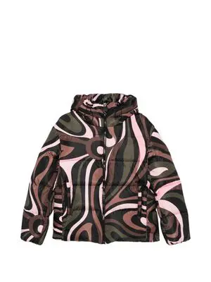 Emilio Pucci Printed Down Jacket - Multicolor