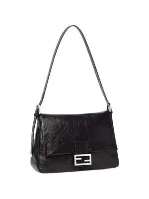 Fendi Flap 26325 Leather Shoulder Bag