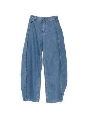 Loewe Draped Denim Jeans - Multicolor