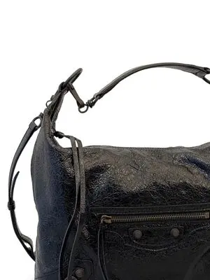 Balenciaga Le City Small Leather Hobo Bag