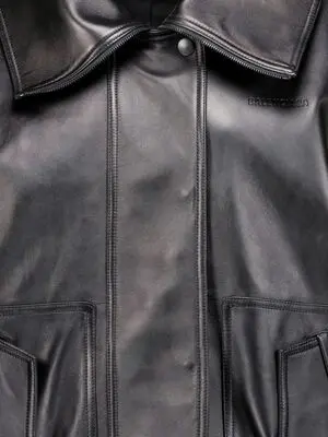 Balenciaga Leather Bomber Jacket