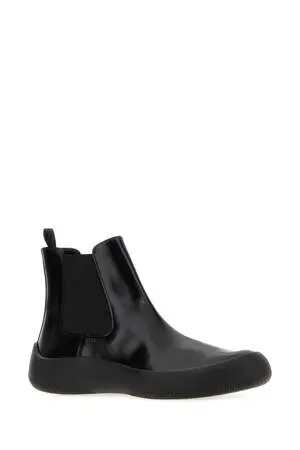 Prada Leather Ankle Boots