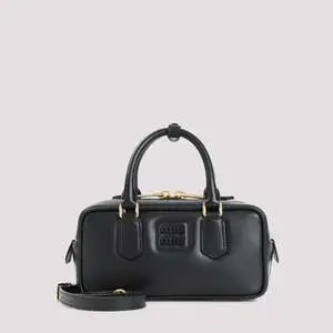 Miu Miu Arcadie Calf Leather Handbag - Black