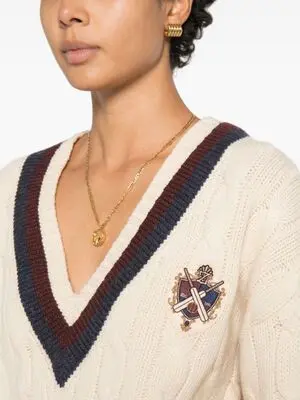 Zimmermann Valiant Wool V-necked Jumper