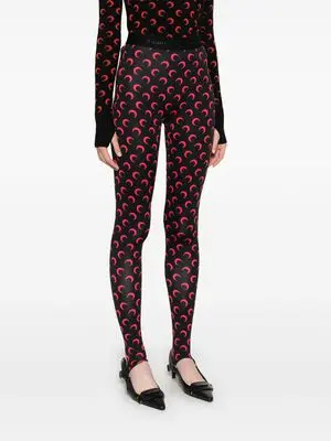 MARINE SERRE Moon Print Leggings