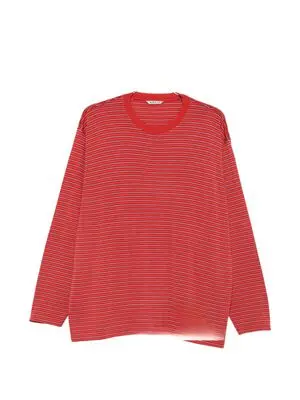 Auralee Wool Striped T-shirt - Multicolor