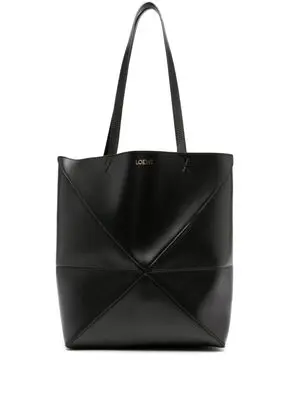 Loewe Puzzle Fold Medium Leather Tote - Multicolor