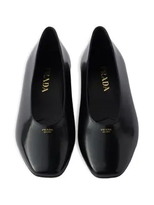 Prada Leather Ballet Flats
