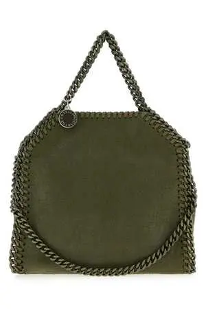 Stella McCartney Army Shaggy Deer Micro Falabella Handbag - Green