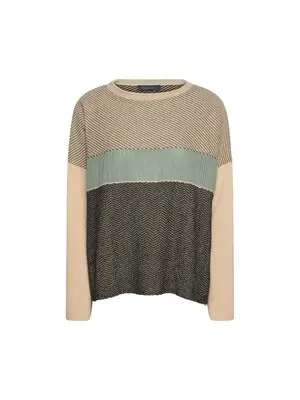 ELENA MIRO` Pure Wool Sweater - Multi