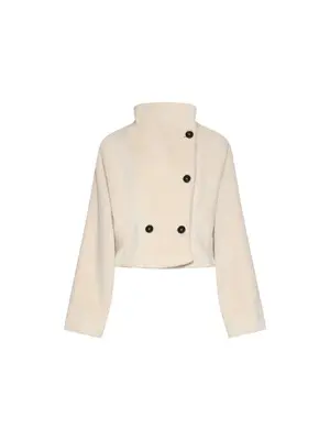 Marella Cropped Jacket Mllvitalba - Beige