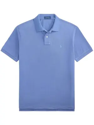 Polo Ralph Lauren Short-sleeve Slim Knit Polo - Blue