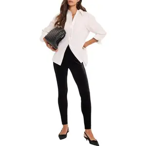 Mint Velvet Velvet High Waisted Leggings