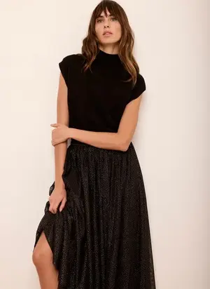 Mint Velvet Glitter Tulle Skirt