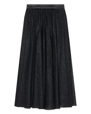 Mint Velvet Glitter Tulle Skirt