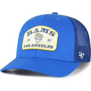 '47 Los Angeles Rams Roadway Adjustable Trucker Hat - Royal