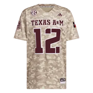 Adidas 12 Texas A&m Aggies Honor & Support Premier Strategy Jersey
