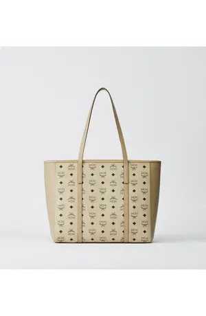Mcm Medium Toni Top-zip Shopper In Visetos Leather Mix