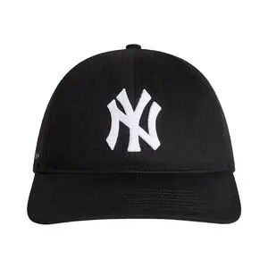 Kith Giorgio Armani & Ronnie Fieg For '47 Wool Deconstructed Franchise Ls Fitted Cap - Black
