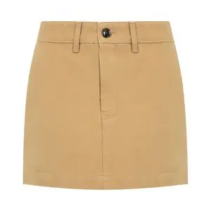 Balenciaga Mini Cotton Skirt 'beige - Cream