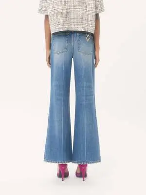 Valentino Garavani Jeans A Gamba Ampia