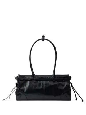 Prada Bonnie Medium Leather Handbag - Black