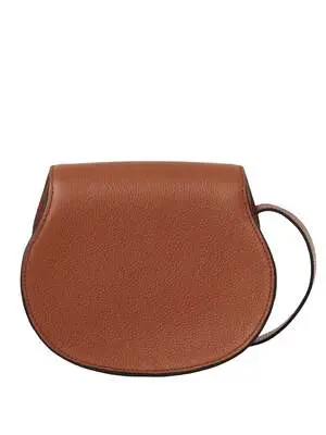 Chloé Small Marcie Saddle Bag In Grained Leather